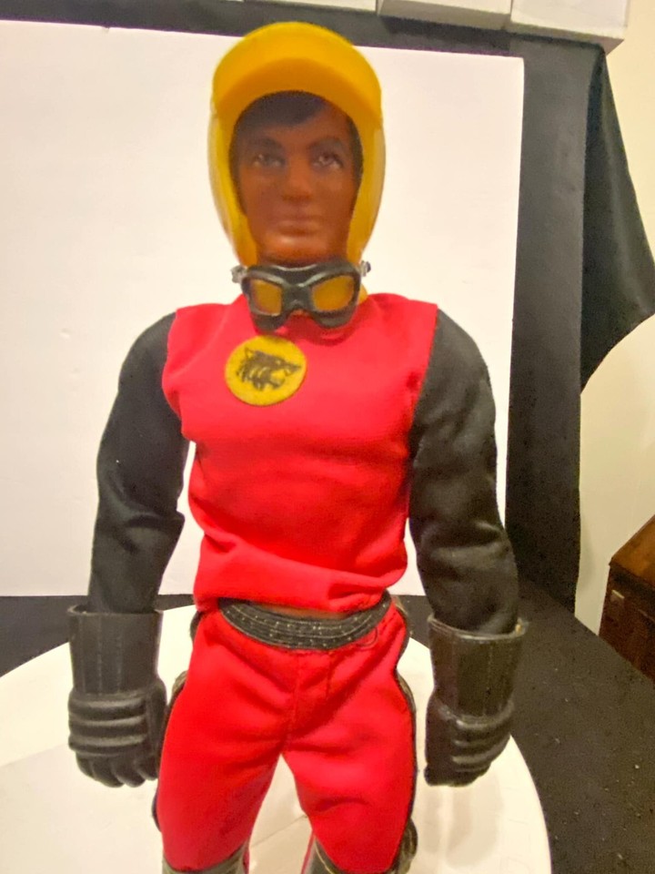 BIG JIM MOTOCROSS RUGGED RIDER OUTFIT WITH MOTORCYCLE AND RAP VITNAGE ...