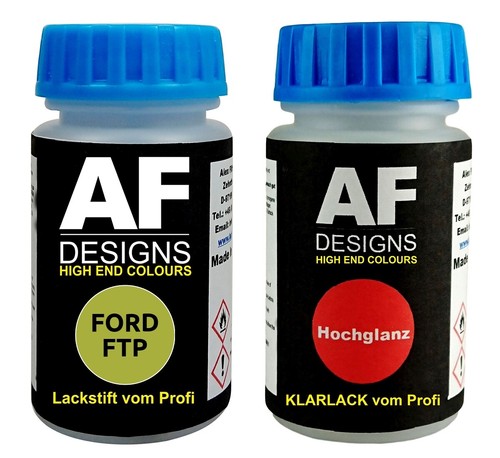 Lackstift für FORD FTP Java Green + Klarlack je 50ml Autolack Basislack ...