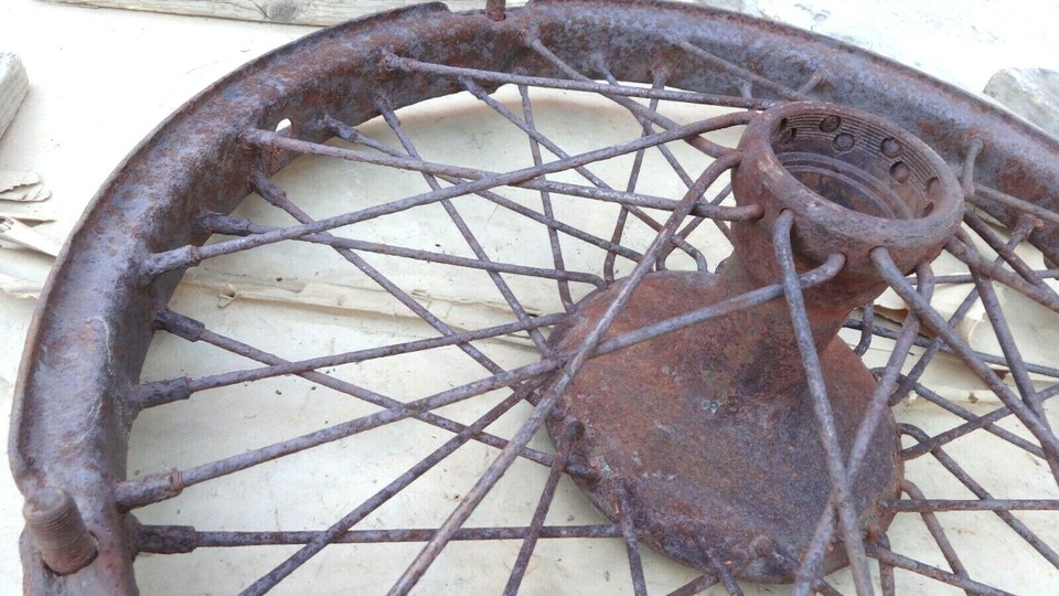 Vintage Model T Ford WIRE SPOKE WHEEL for 21" rim Original 48 spokes | eBay