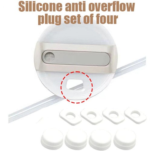 Silicone Spill Proof Stopper 4 Set for Stanley Cup Overflow Stopper ...