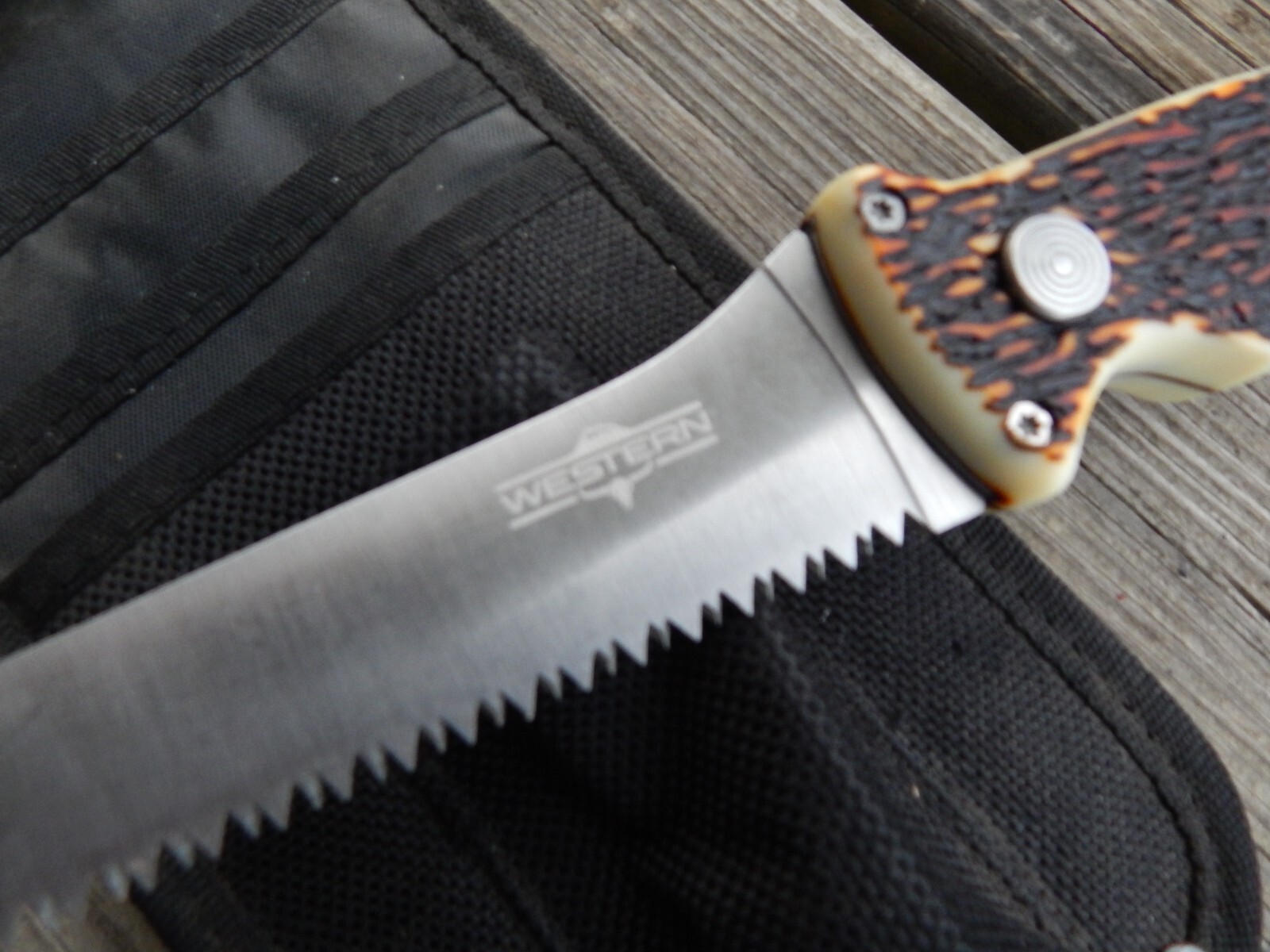 WESTERN Hunter's Skinning & Caping Field Dressing KNIFE SET w/3 Blades ...