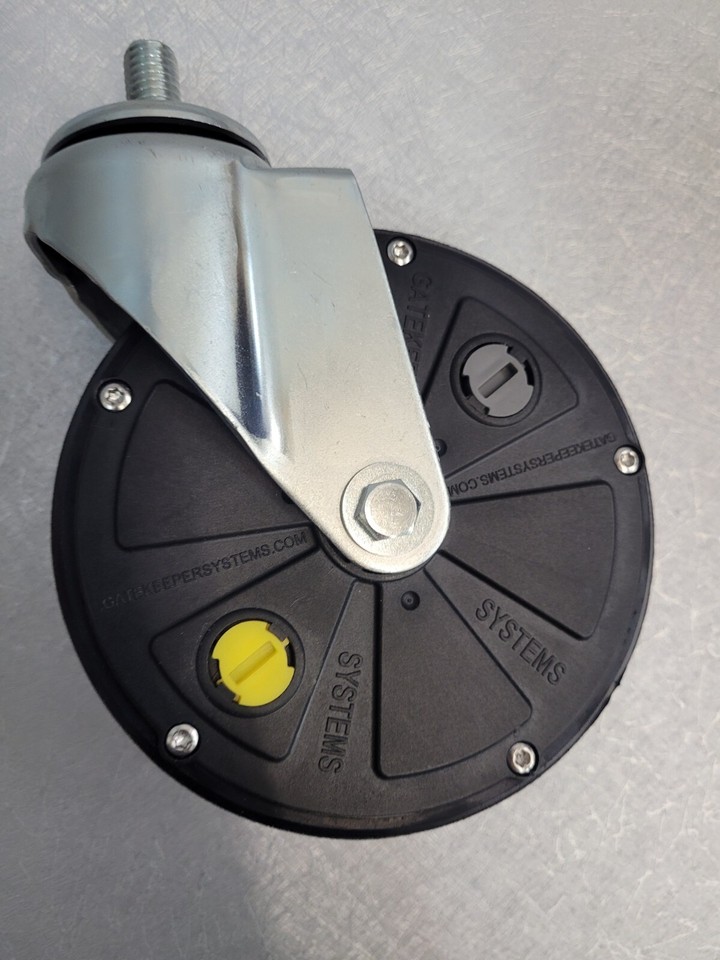 NEW GATEKEEPER SYSTEMS 5" REMOTE CONTROL LOCK SHOPPING CART CASTER ...