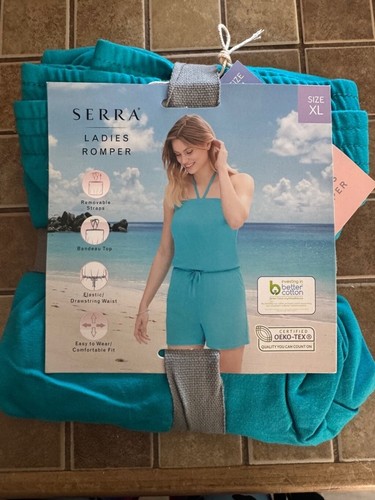 Women's Serra Romper Jumpsuit XL Teal | eBay