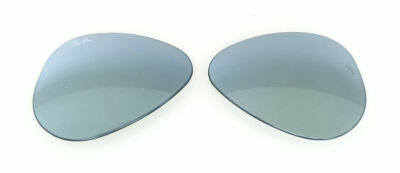 Ray Ban 3292 58 Replacement Lenses Light Silver Mirror | eBay