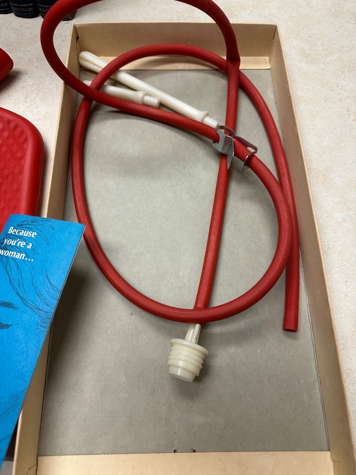 Vintage Davol Comfy Combination Hot Water Bottle Syringe No 12 In Box ...