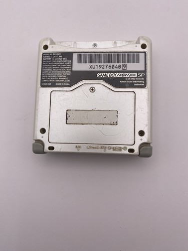 Nintendo GameBoy Advance SP- Pearl White- AGS-001 Game Boy GBA Console ...
