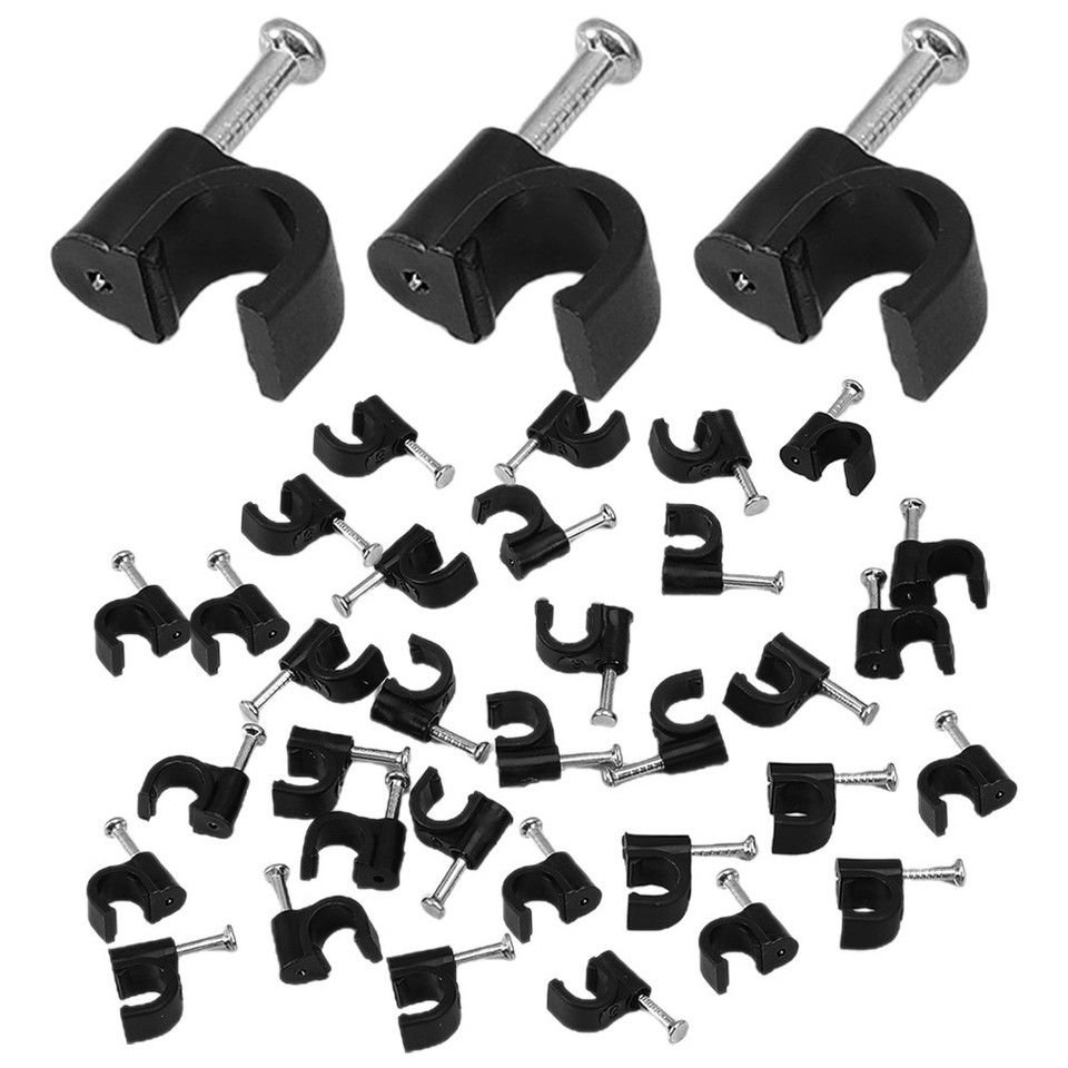 400Pcs Cable Holder Wire Clips for Securing Cables and Wires | eBay ...