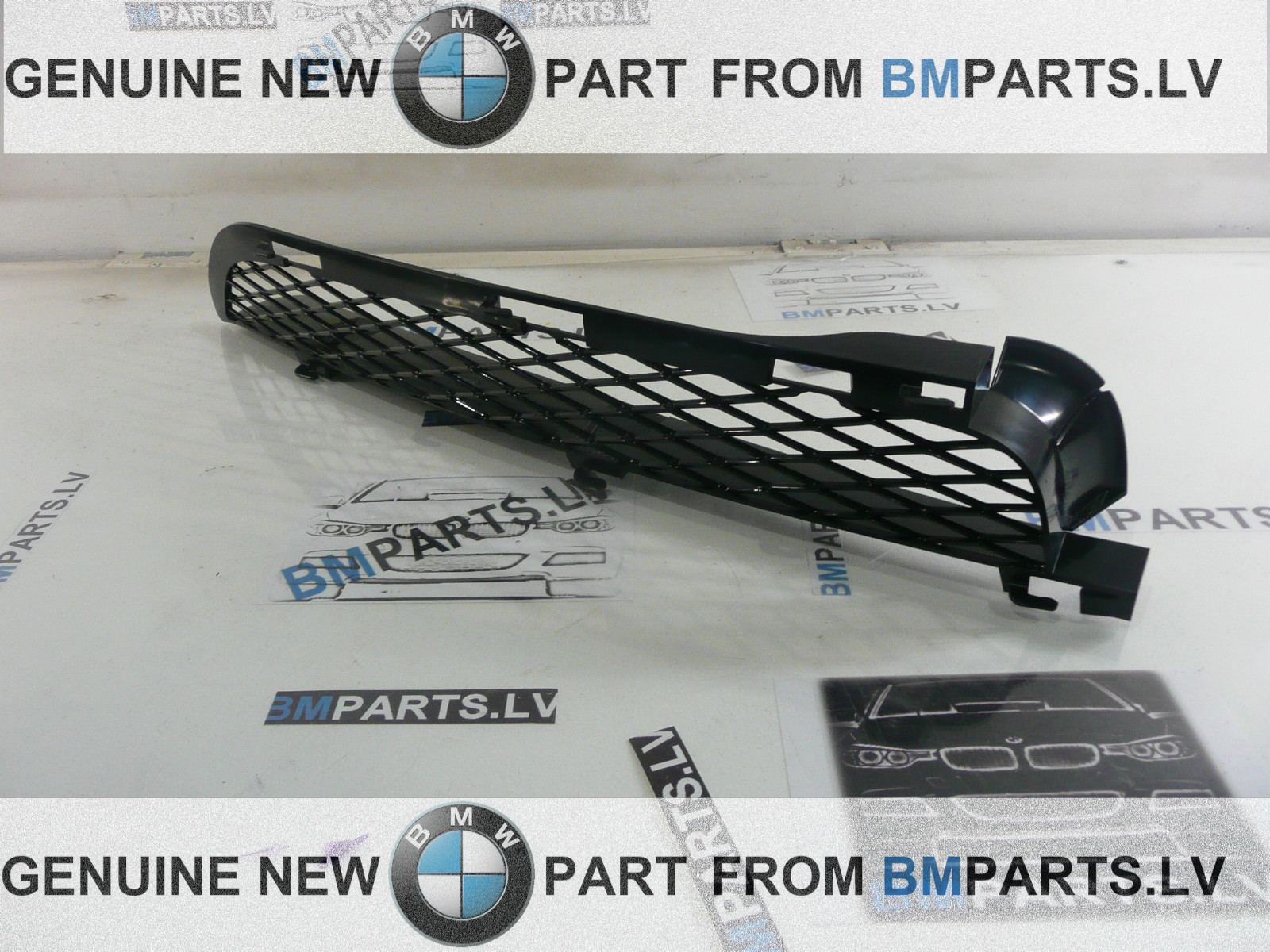 NEW GENUINE BMW X5 E53 FACELIFT FRONT BUMPER GRID UPPER RIGHT BLACK ...