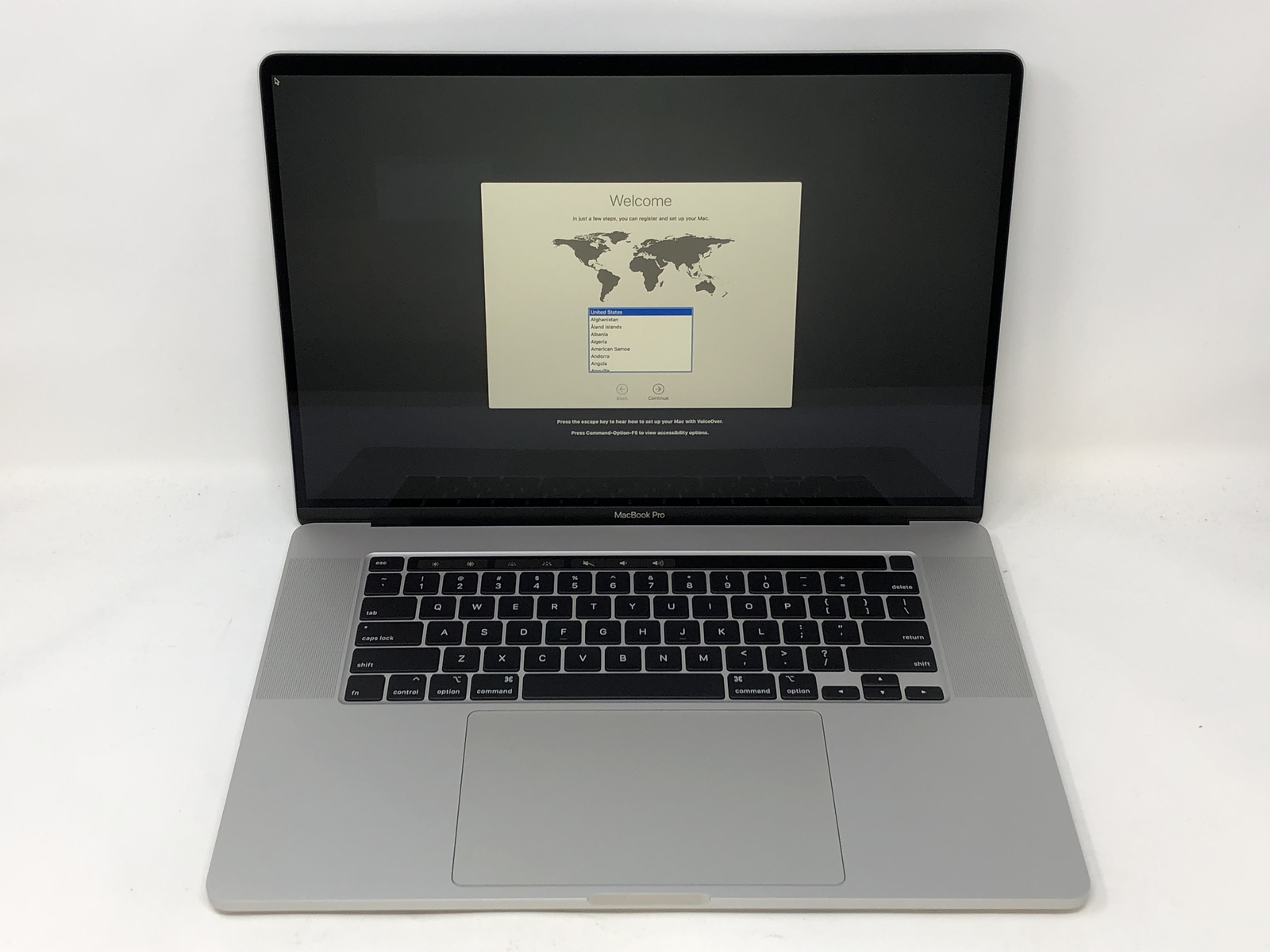 MacBook Pro 16 Silver 2019 2.6GHz i7 16GB 512GB SSD Very Good Condition ...