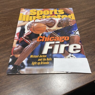 Michael Jordan SPORTS ILLUSTRATED June 3 1996 Chicago Fire Chicago ...
