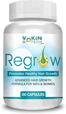 Vokin Biotech Regrow All Natural Hair Loss Supplement 60 Capsules | eBay