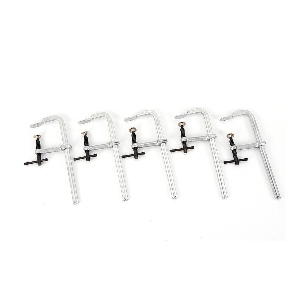 F Style Welding Clamps Heavy Duty Forged Solid Steel Clamp Set 500kg ...