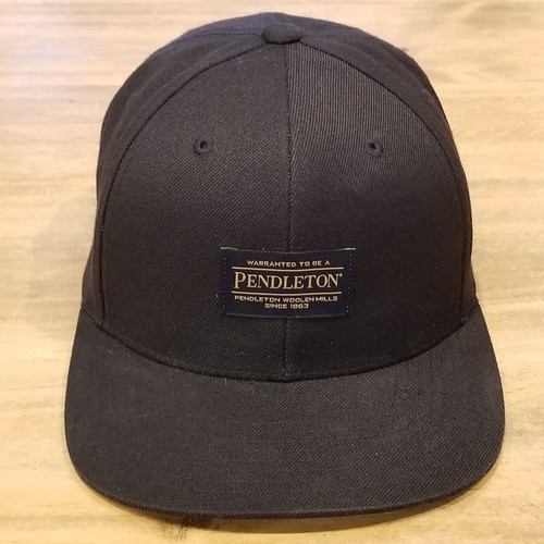 Pendleton Hat Cap Snapback Black Patch Wool Blend Yupoong Classic One ...