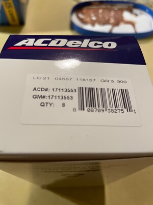 ac delco fuel injectors #17113553 set of 8 | eBay