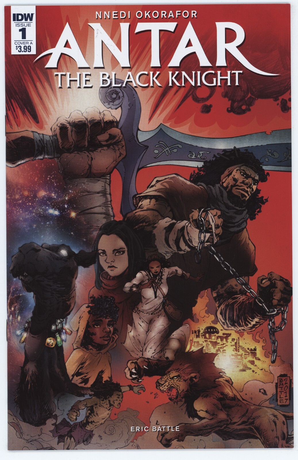 Antar: The Black Knight #1/A NM- 9.2 2018 Eric Battle Cover | eBay
