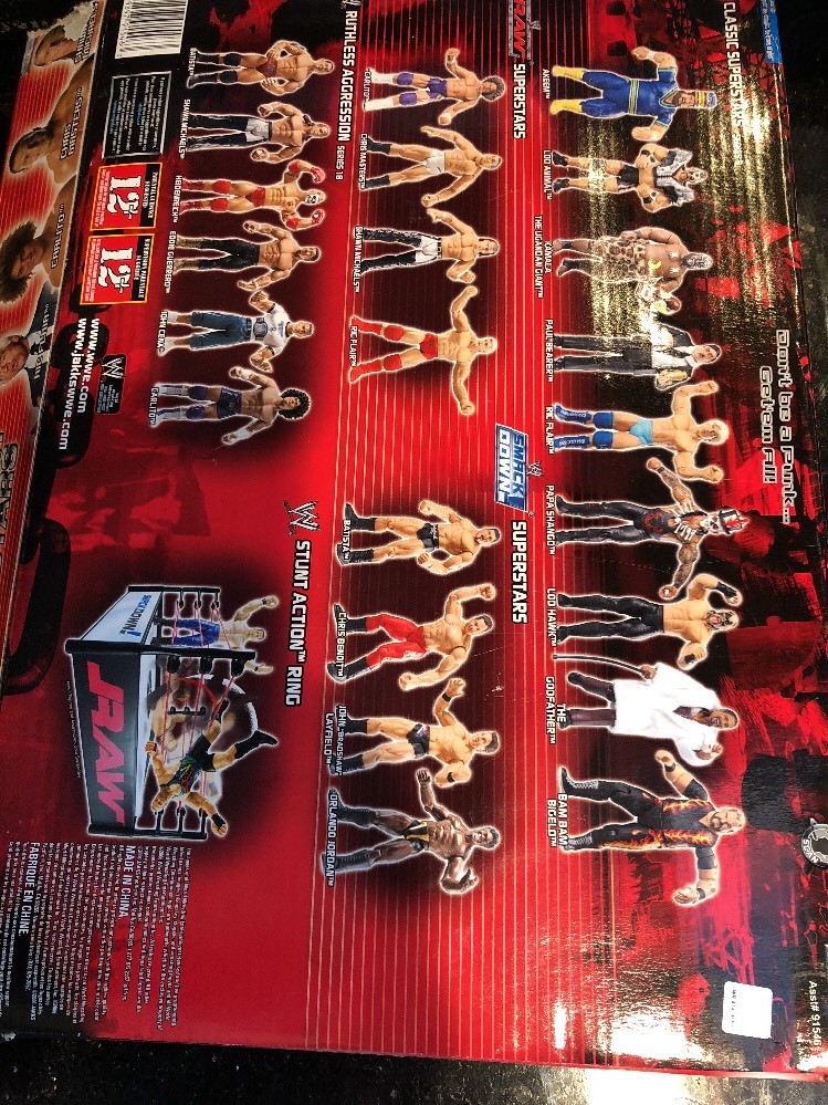 WWE RAW SUPERSTARS RIC FLAIR, CARLITO, CHRIS MASTERS SHAWN MICHAELS ...