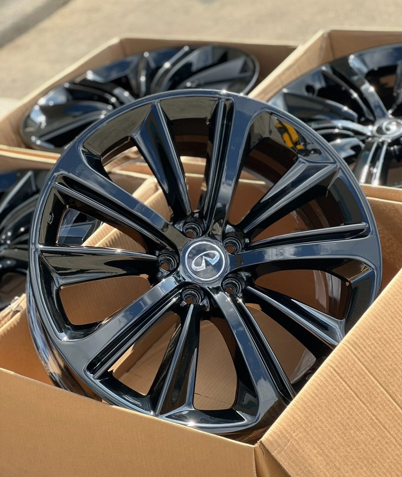 20” INFINITI INFINITY Q60 Q50 RED SPORT REDSPORT BLACK WHEELS RIMS ...