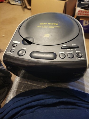 Sony Dream Machine #ICF-CD815 Dual Alarm LED Clock FM/AM Radio CD ...