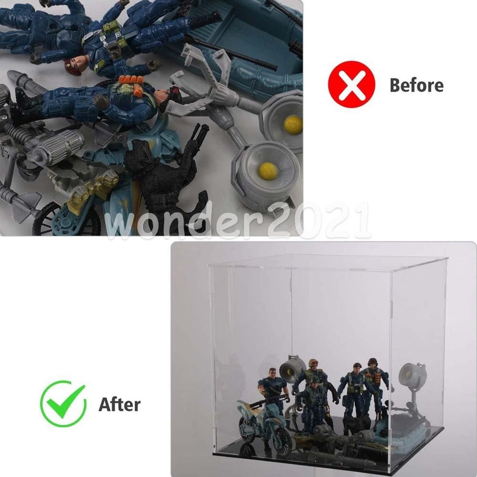 Acrylic Display Case Dustproof Box Perspex Clear Collectibles Model 31* ...