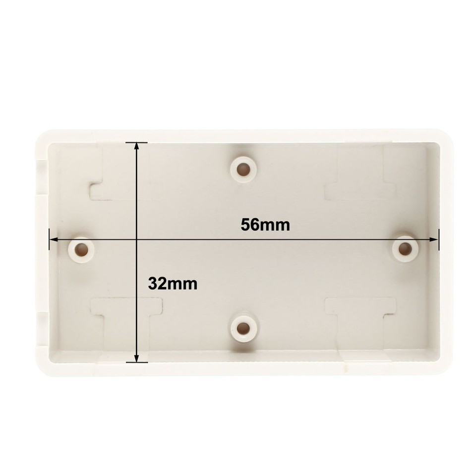 61 x 36 x 25mm Electronic Plastic DIY Junction Box Enclosure Case grey ...