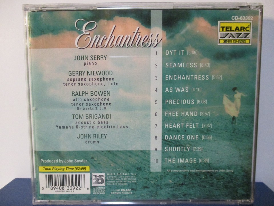 Enchantress by John Serry - Promotional CD - MINT condition - E24-513 ...