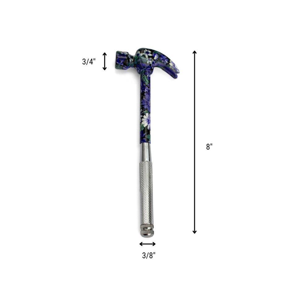 Flower Hammer & Screwdriver 6 Piece Tool Set Pattern 5, Flat & Phillips ...
