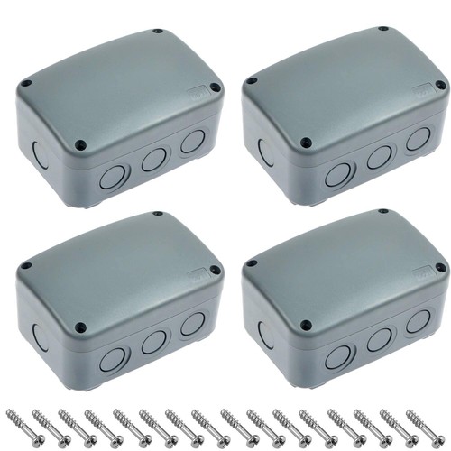 Junction Box IP66 Waterproof Dustproof Electrical Enclosures 125×86×62mm 4 Pack | eBay