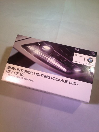 BMW LED INTERIOR LIGHT BULB PACKAGE GENUINE SET OF 10 63122212788 | eBay