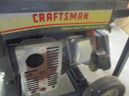 Craftsman 3500-Watt Gasoline Portable Generator used runs good | eBay
