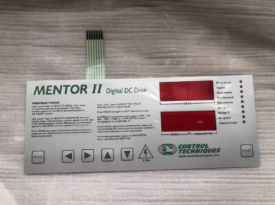 1PCS New For Mentor II Digital DC Drive Membrane Keypad kw | eBay
