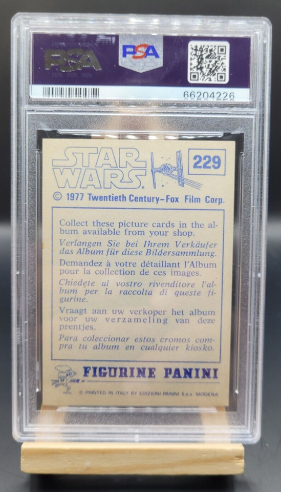 1977 Panini Star Wars Stickers Italy "Artwork Of An X-Wing Above ...