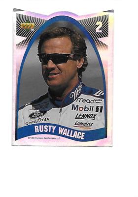 1999 UPPER DECK Sticker RUSTY WALLACE | eBay
