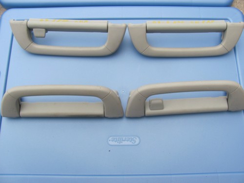 MERCEDES-BENZ W220 S430 S500 S600 4 PC GRAB HANDLES GRAY 2001 02 03 04 ...