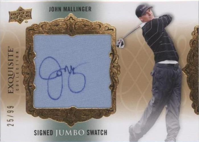 2014 Upper Deck Exquisite Collection - Signed Jumbo Swatch John ...