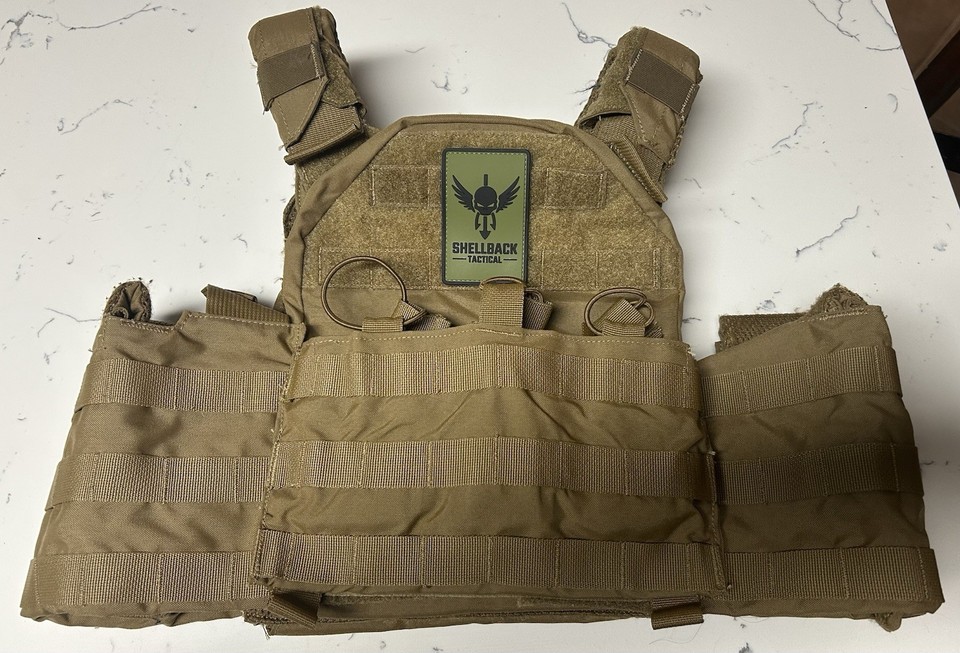 Shellback Plate Carrier. Size Small. Coyote Brown. | eBay