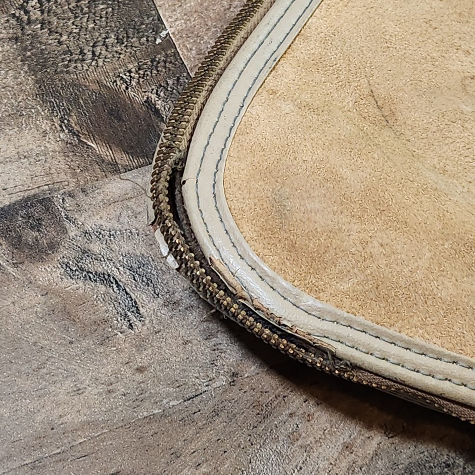 Vintage J.M. Bucheimer Suede Leather Gun Rifle Shotgun Case Bag 48 ...