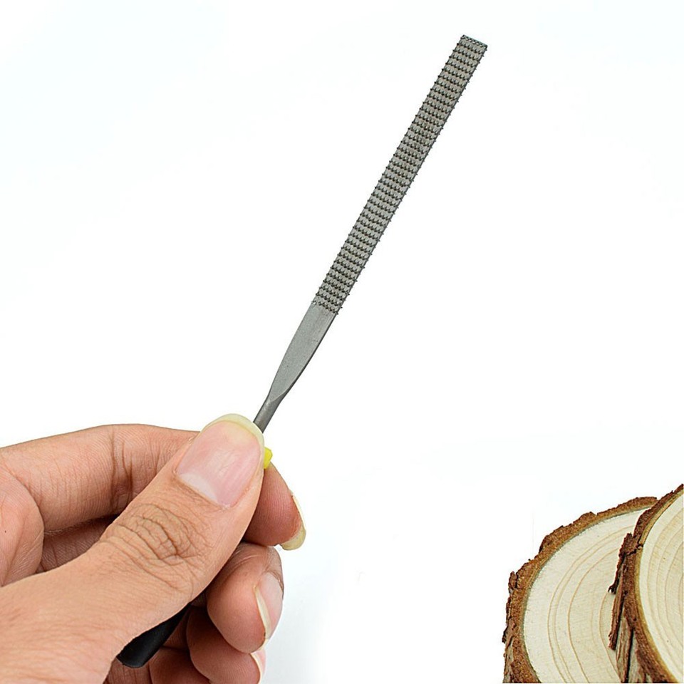 Wood Rasp Set 6pcs Carpenter 3*140mm File Carving Tools Double Riffler ...