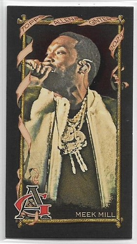 2023 Topps Allen & Ginter X Meek Mill #277 MINI Rapper | eBay