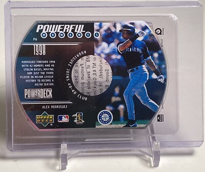 Alex Rodriguez 1999 Upper Deck Powerdeck Powerful Moments #P6 CD-ROM ...