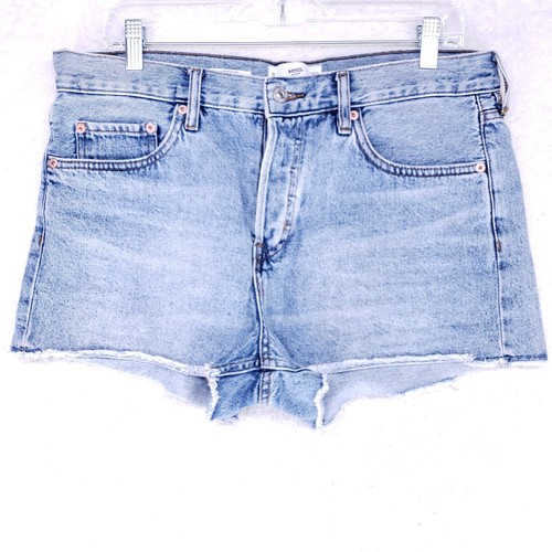MNG Iconic Button Fly Cheeky Jean Shorts Womens Size … - Gem