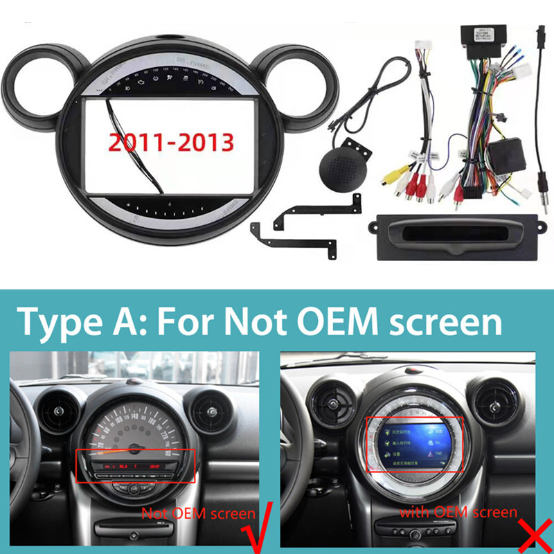 Android Auto Car Radio for Mini Cooper R56 R60 Carplay GPS Navigation ...