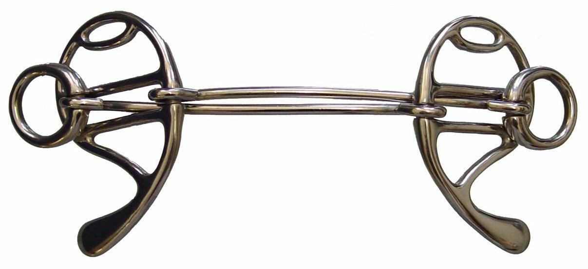 Horse LC Bit ~Stainless Steel Harness Racing 5" For Hard Pullers | eBay