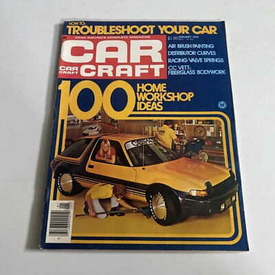 1976 January Car Craft Magazine How To Troubleshoot Your Car (MH878) | eBay