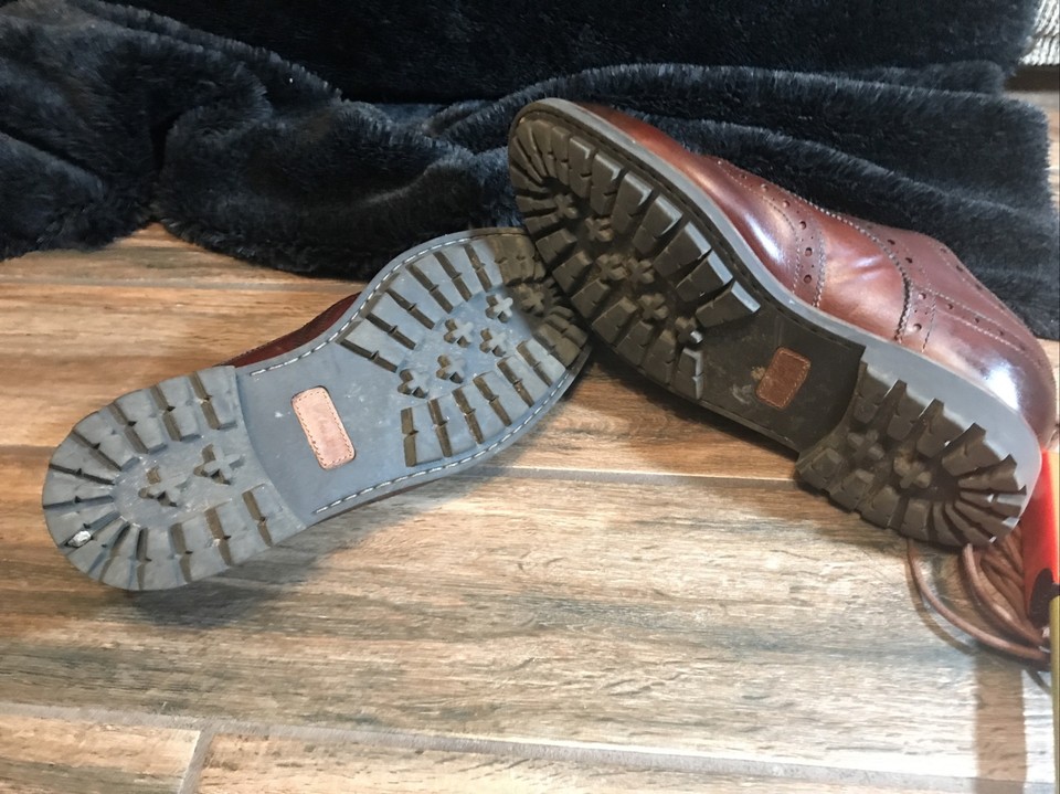 Clarks 1825 Cordovan Leather Casual Lace Up Oxfords Shoes Men's 12 M ...