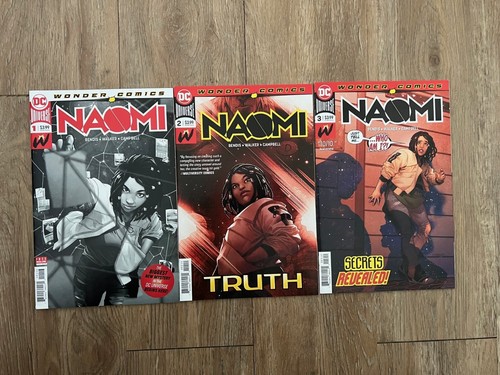 Naomi #1 2 3 3rd and 2nd prints DC 2019 NM- 9.2 | eBay