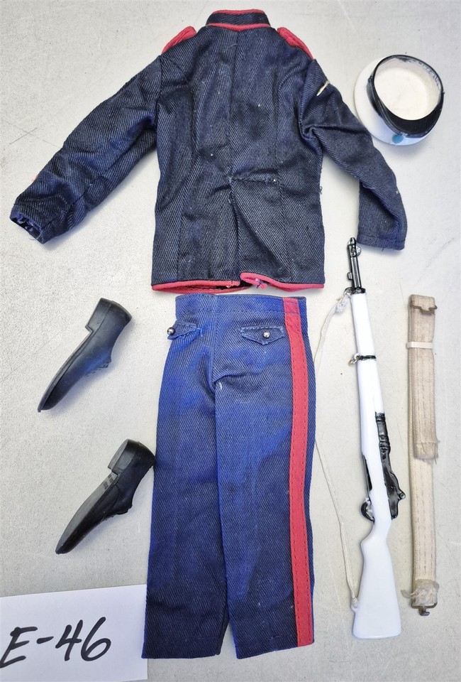 #1960s GI JOE ACTION MARINE DRESS BLUES OUTFIT FOR 12" GI JOE LOT#E-46 ...