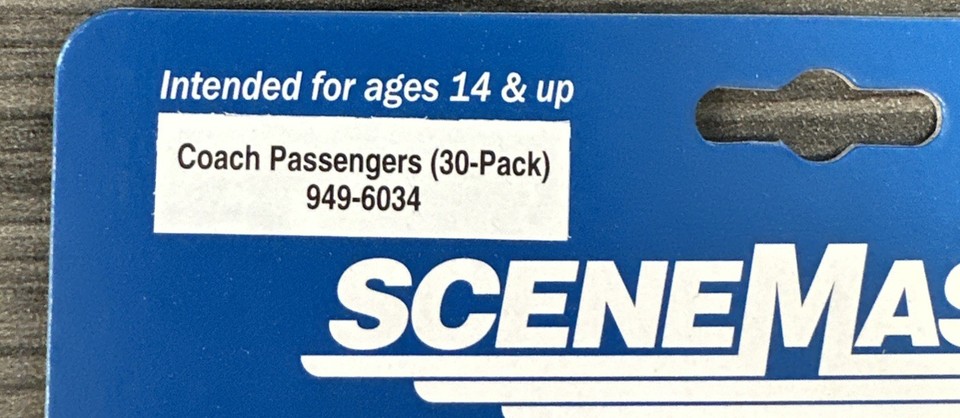 SceneMaster HO Scale #949-6034 Coach Passengers HOn3, HOn30, HOn2 CC | eBay