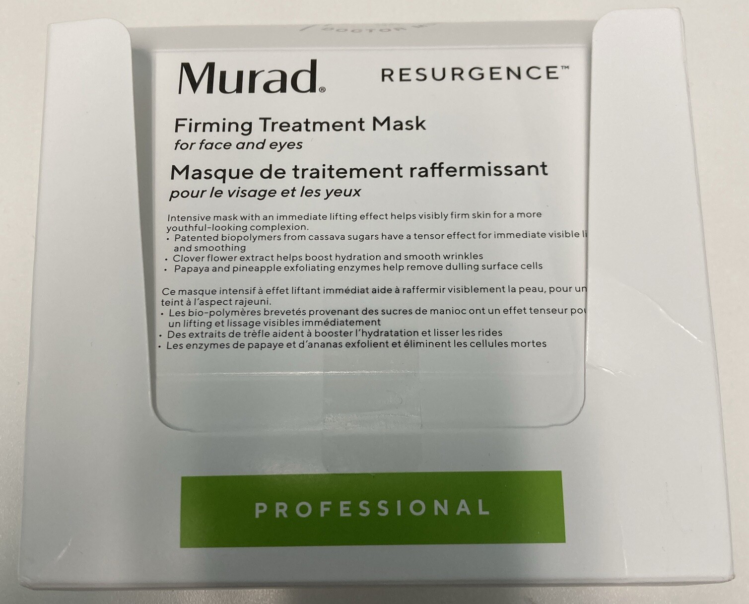 Murad Resurgence Firming Treatment Mask Pack for Face and Eyes for sale ...