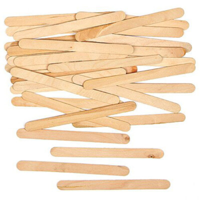 Lollipop Sticks Natural Craft Wooden Lolly Sticks, Model-Making etc ...