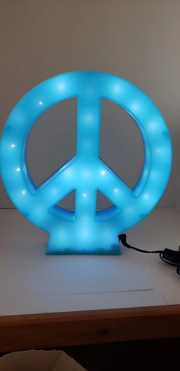 Blue And Green Peace Signs